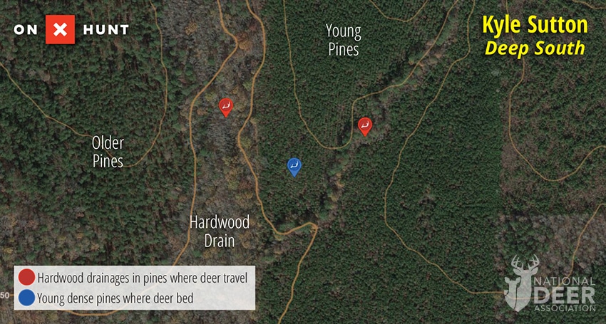 Deep South Map | National Deer Association